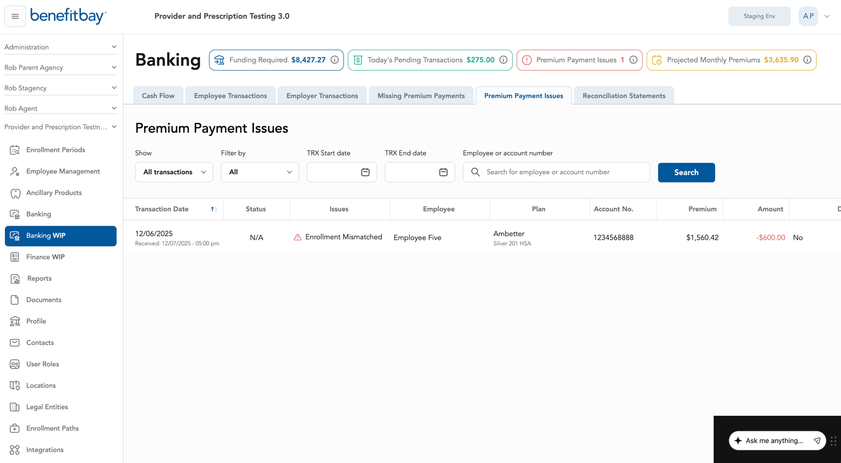 Banking and ARC Funding