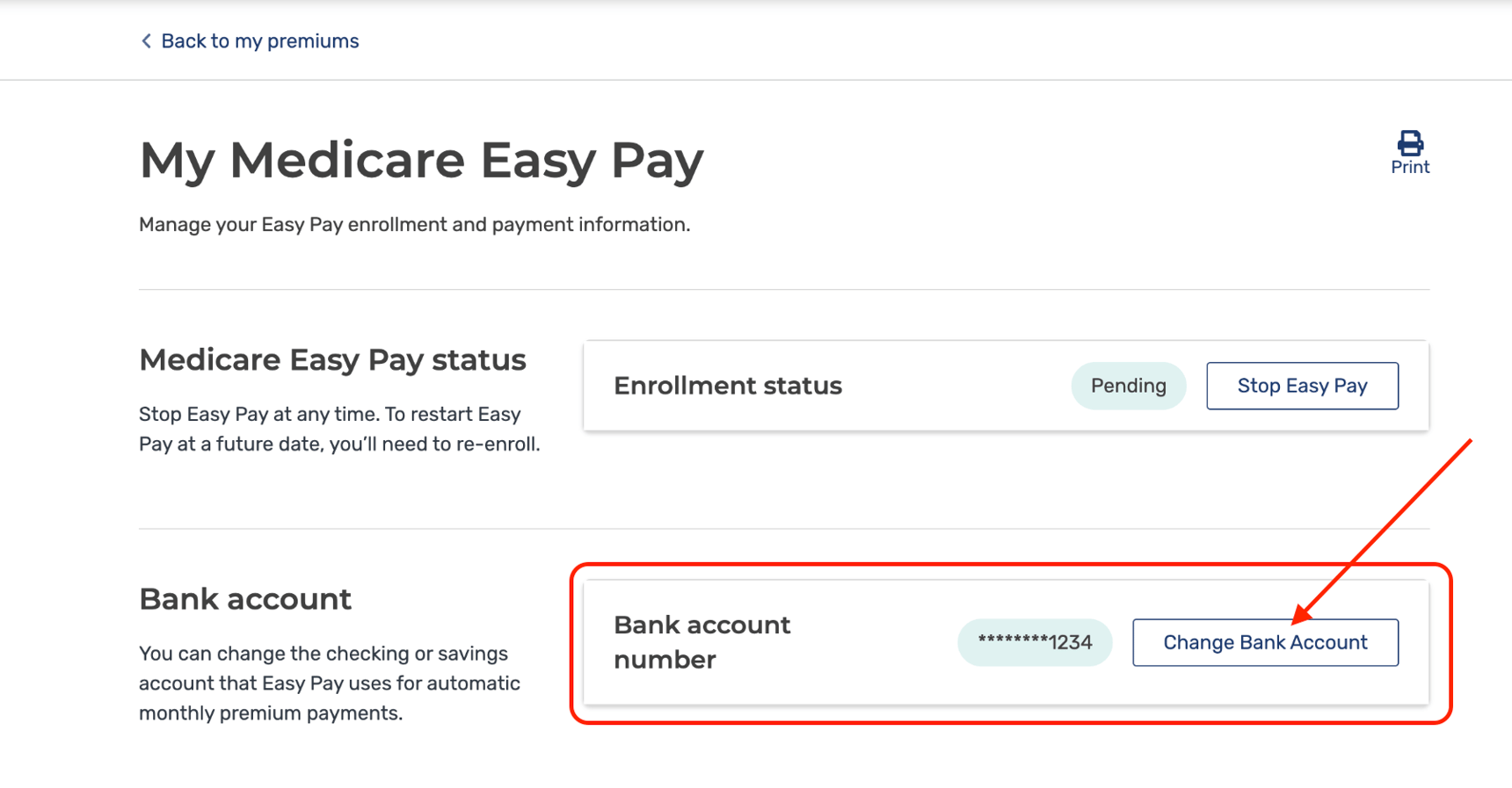 Medicare Part B Payment and Autopay Using ARC Account